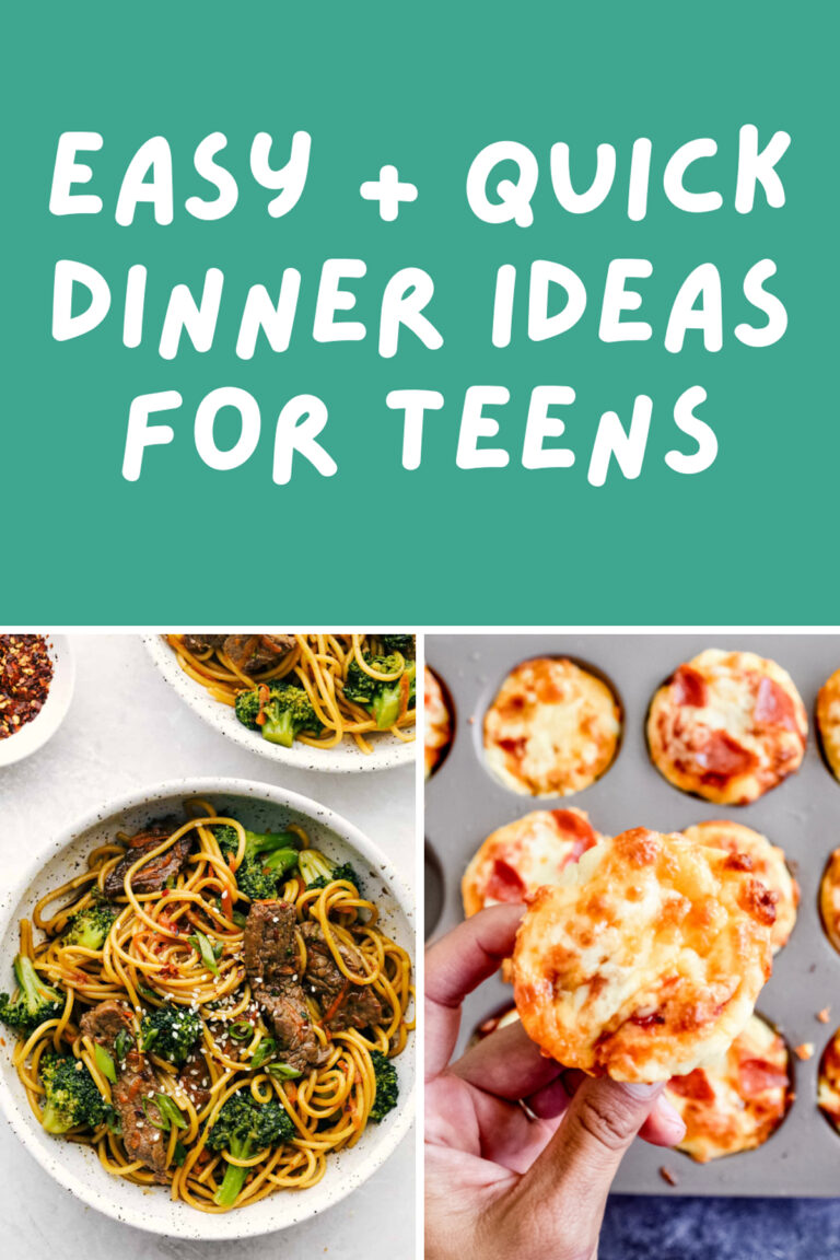 Easy + Quick Dinner Ideas for Teens To Make - momma teen