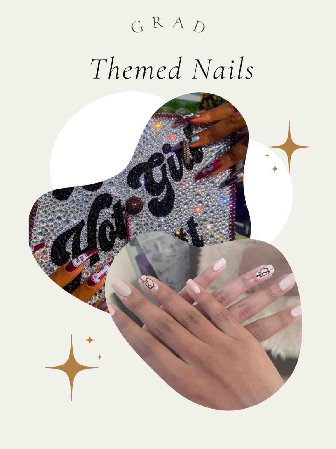 43+ Gorgeous Graduation Nail Designs - momma teen