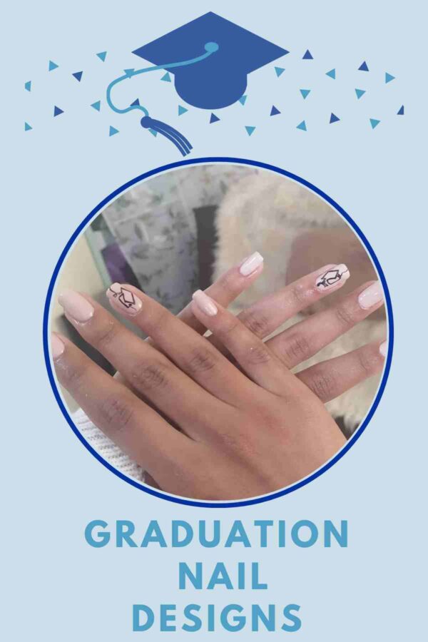 43+ Gorgeous Graduation Nail Designs - momma teen