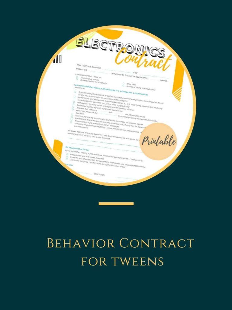 43 Behavior Contract for Teenager Sample PDF Templates - momma teen