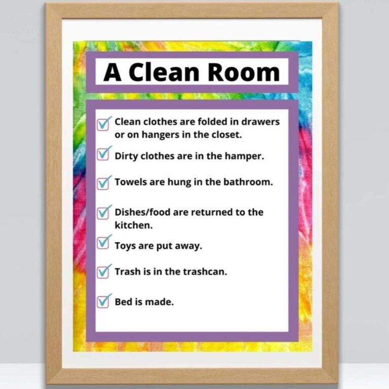 11 Teenage Bedroom Cleaning Checklists to Print - momma teen
