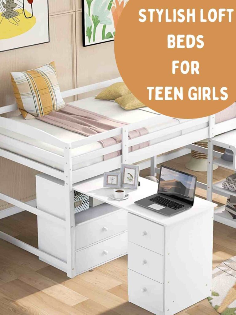 27 Loft Beds for Teenage Girl Stylish + Efficient - momma teen