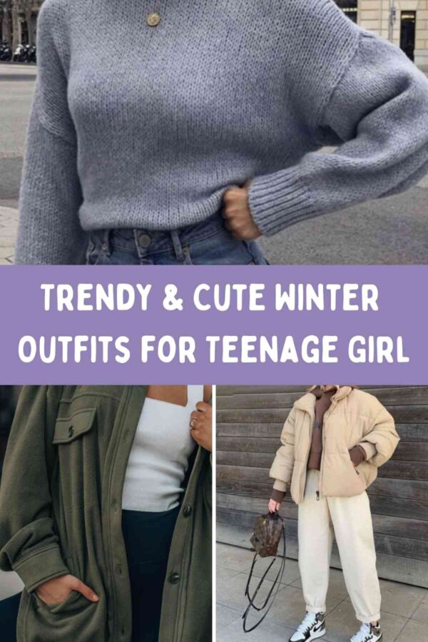 61 Cute Winter Outfits for Teenage Girl - momma teen