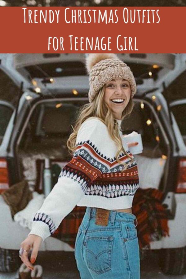 55 Trendy Christmas Outfits for Teenage Girl - momma teen