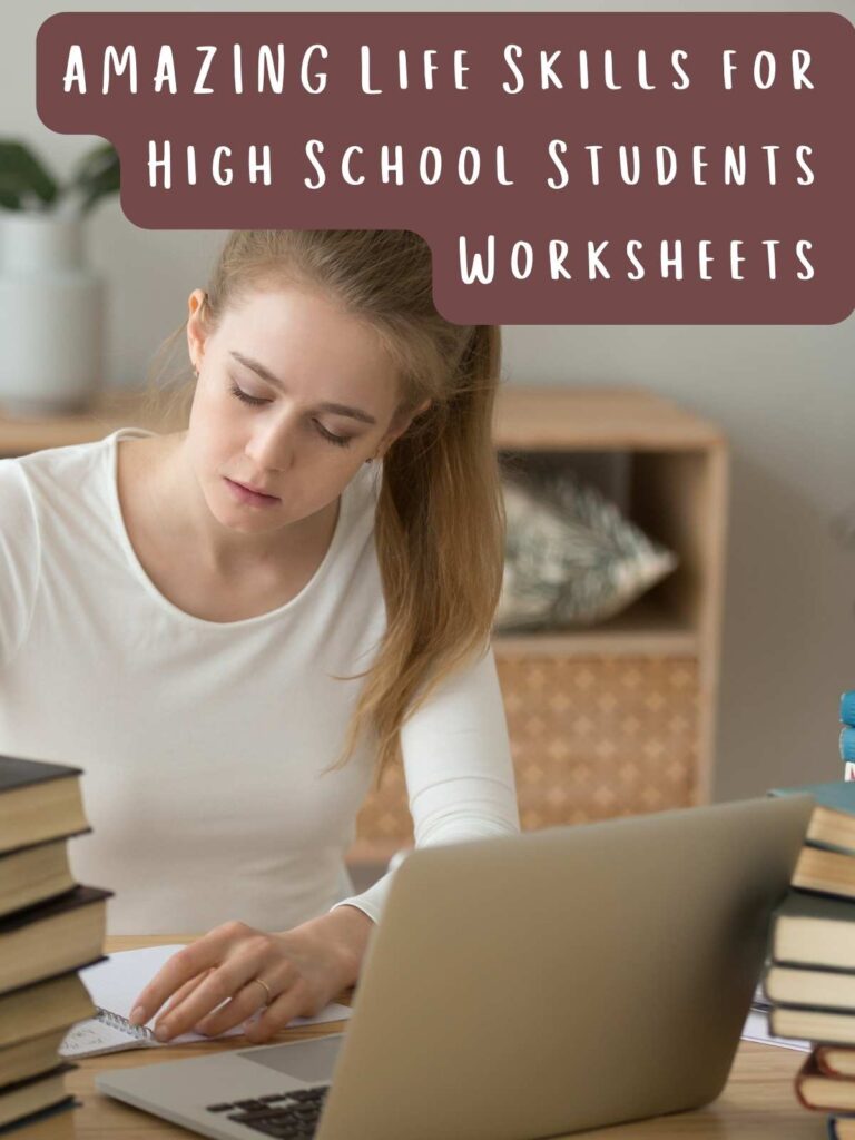 AMAZING Life Skills for High School Students Worksheets - momma teen
