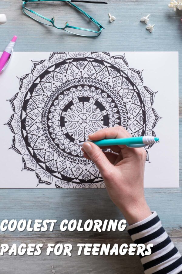 43 Coolest Coloring Pages for Teenagers - momma teen
