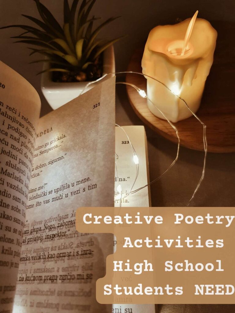 Creative Poetry Activities High School Students Will Need - momma teen