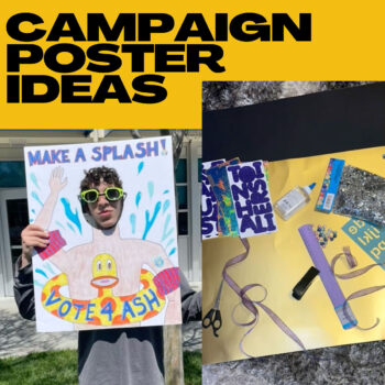 35 Trendy Student Council Campaign Poster Ideas - momma teen