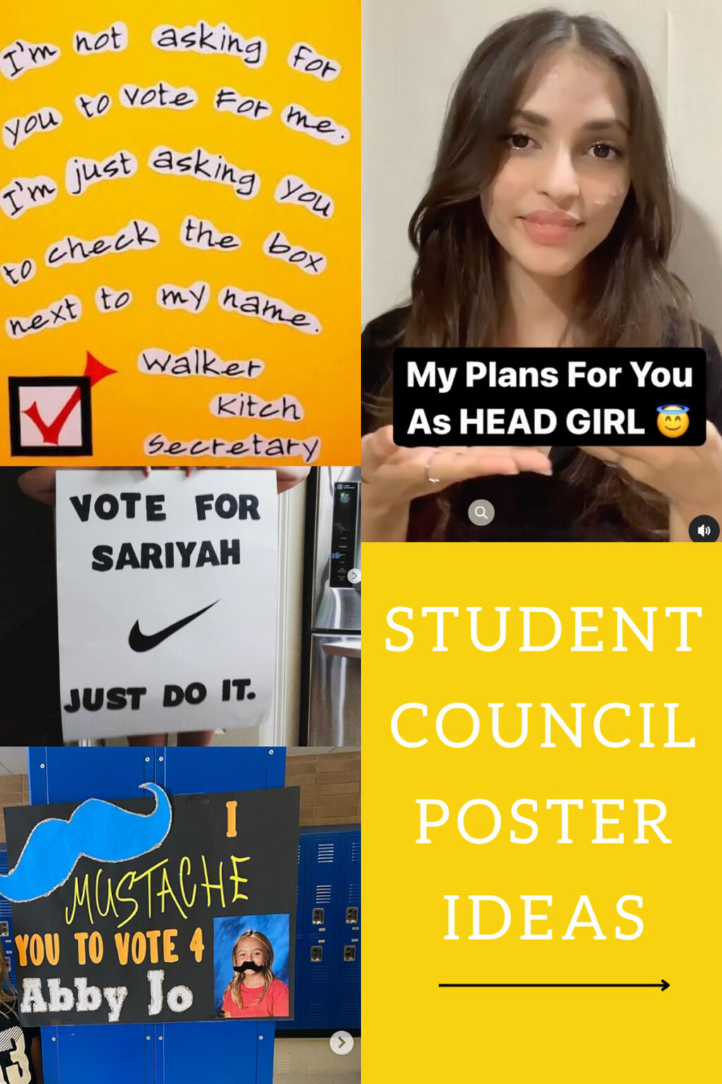 35 Trendy Student Council Campaign Poster Ideas - momma teen