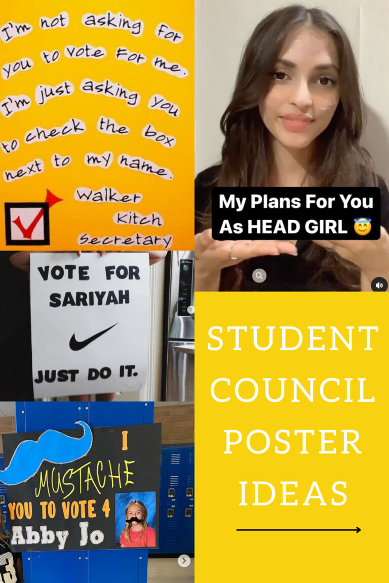 35 Trendy Student Council Campaign Poster Ideas - momma teen