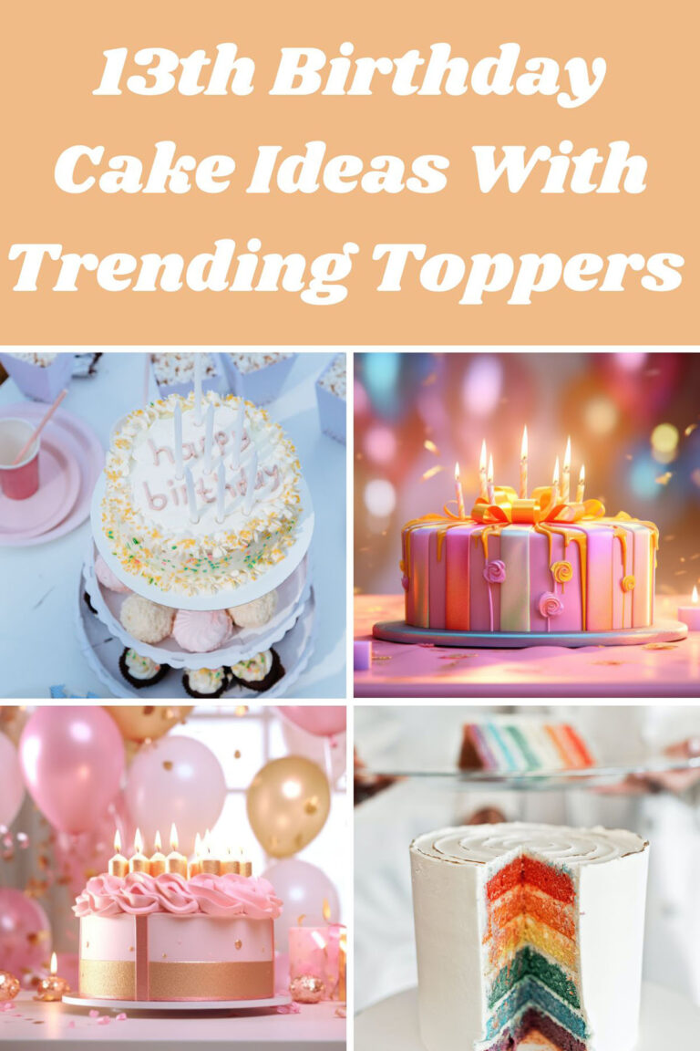 13th Birthday Cake Ideas With Trendy Toppers - momma teen