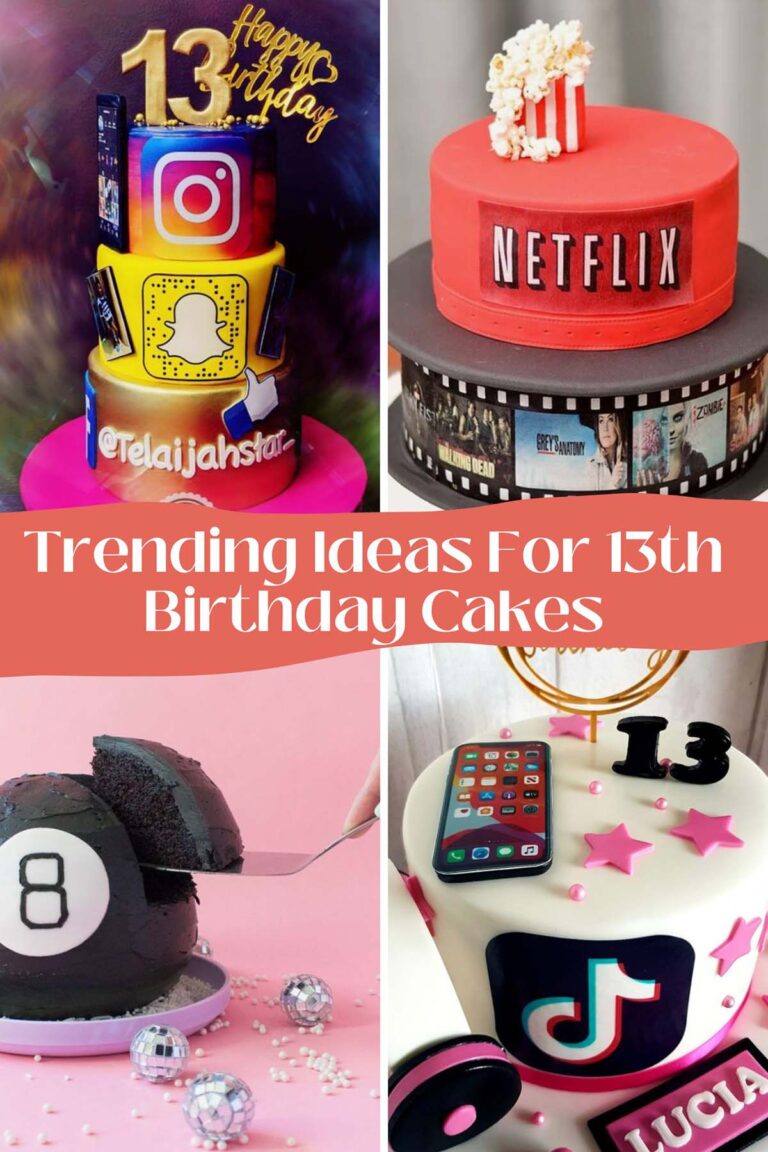 13th Birthday Cake Ideas With Trendy Toppers - momma teen